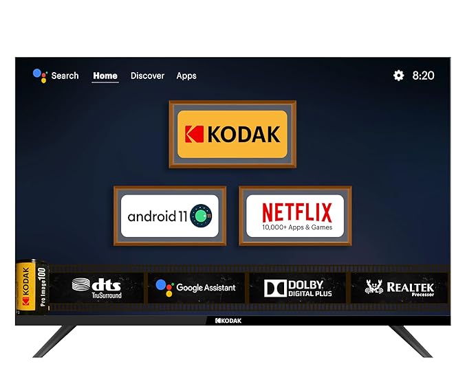 E-Kodak 100cm (43 inches) Pro FHD Smart LED TV (model 439X5081) (OPENB ...