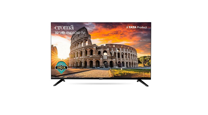 Croma 80 cm (32 Inches) HD Ready Certified Android Smart LED TV (OPENB ...